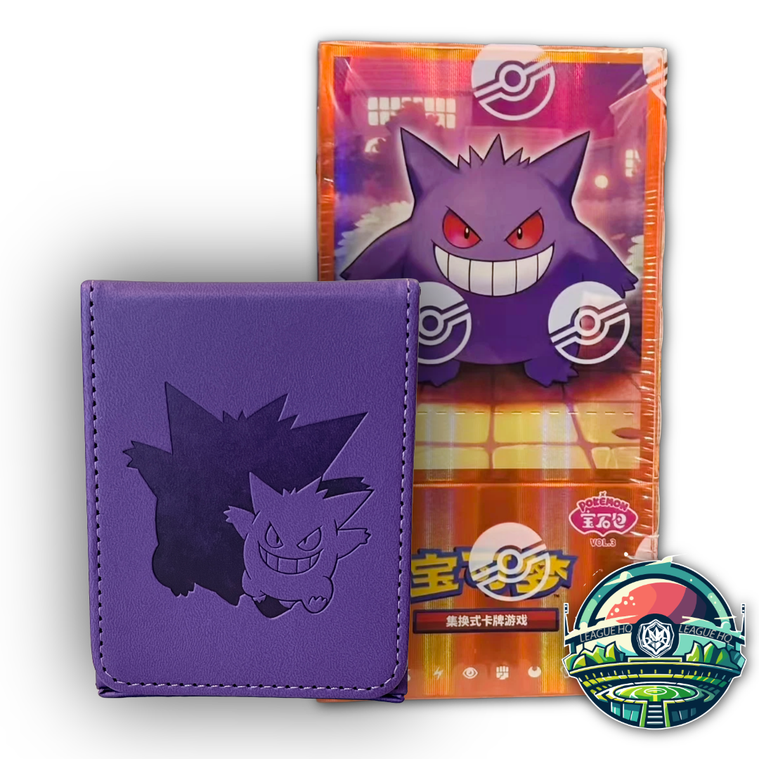 Gem Pack Vol. 3 & Gengar Deck Box Bundle w 100/penny sleeves – LeagueHQ